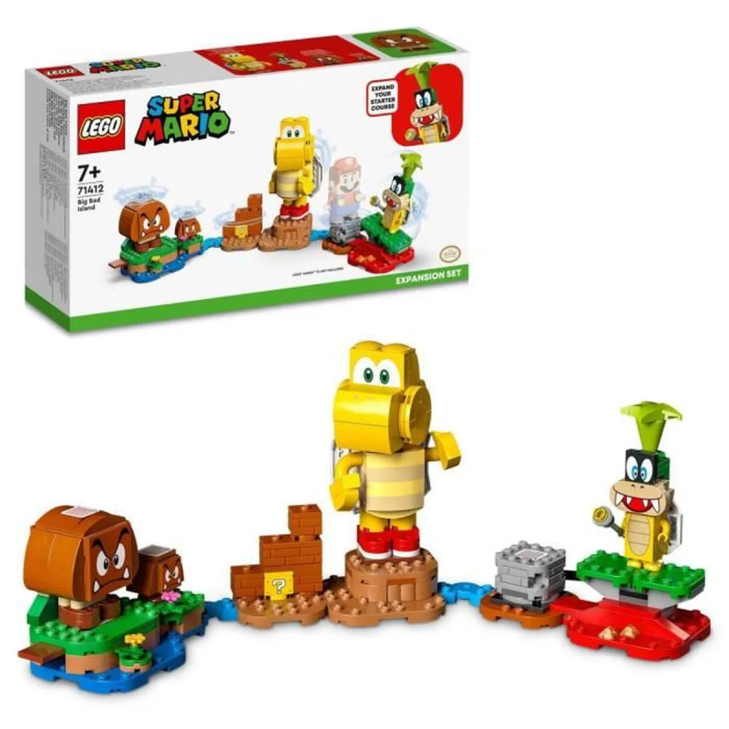 LEGO 71412 Super Mario Ensemble d’Extension L’île du Big Bad